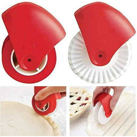 Pastry cutter and edge decorator, dough cutter baking accessories pizza ...