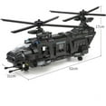 Police SWAT Team Helicopter & Tactical Assault Raft Building Blocks Set ...