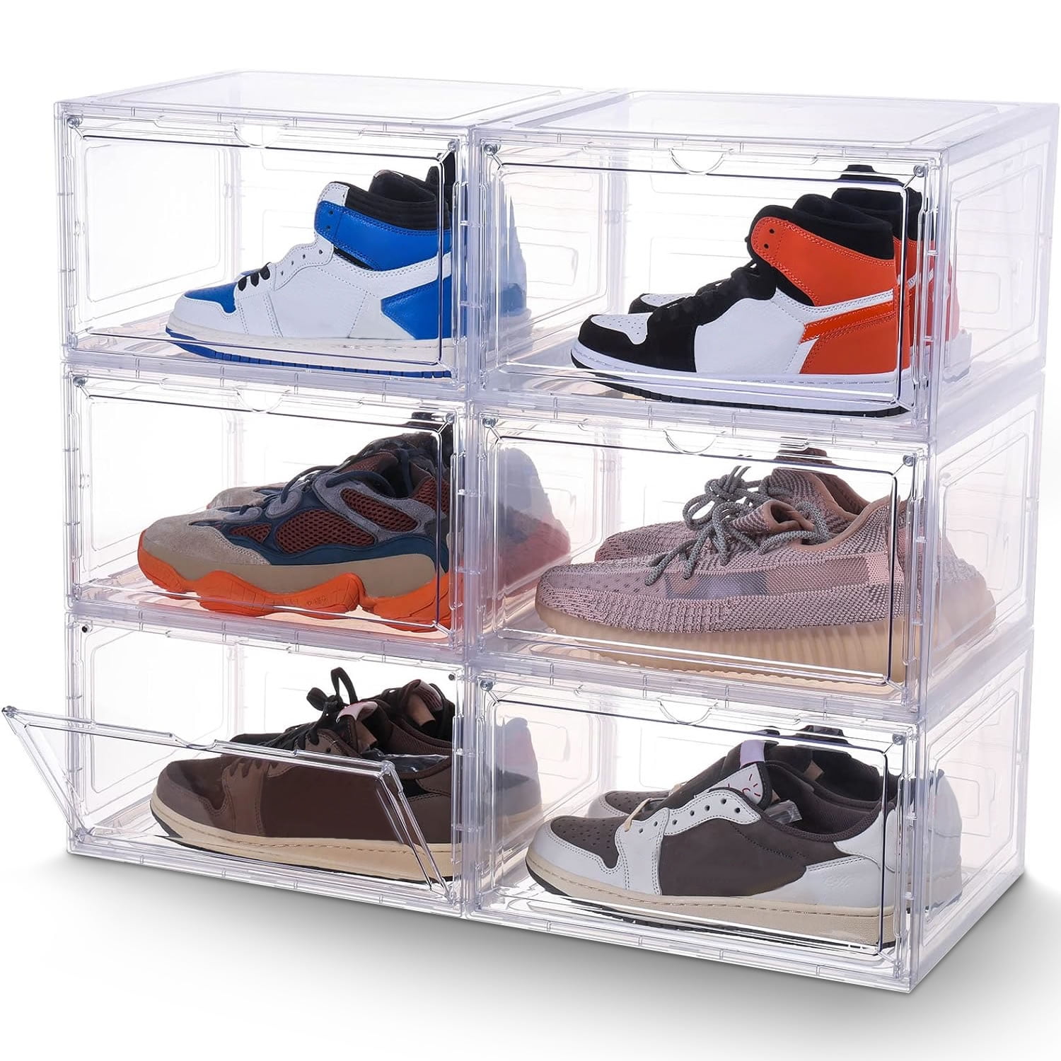 Click here for Stelive 6pcs Shoe Display Box Shoe Box Storage Con... prices