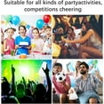 IULAVP 2 Pcs White Plastic Cheer Megaphone for DIY Party Accessory for ...