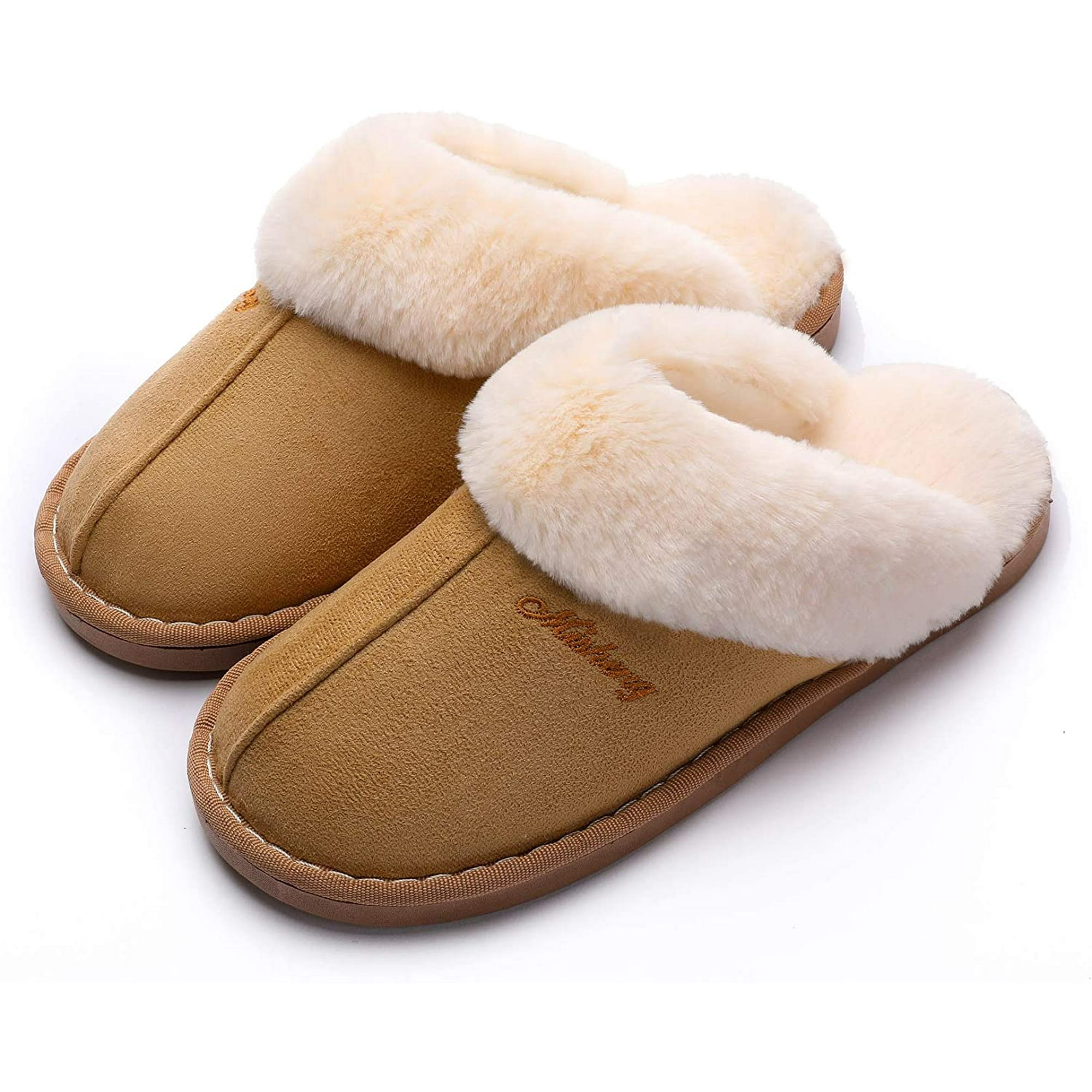 Click here for Dddede Womens Cozy Bedroom Slippers Fuzzy House Ou... prices