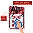 Caution Dog Will Bite Sign - Walmart.com