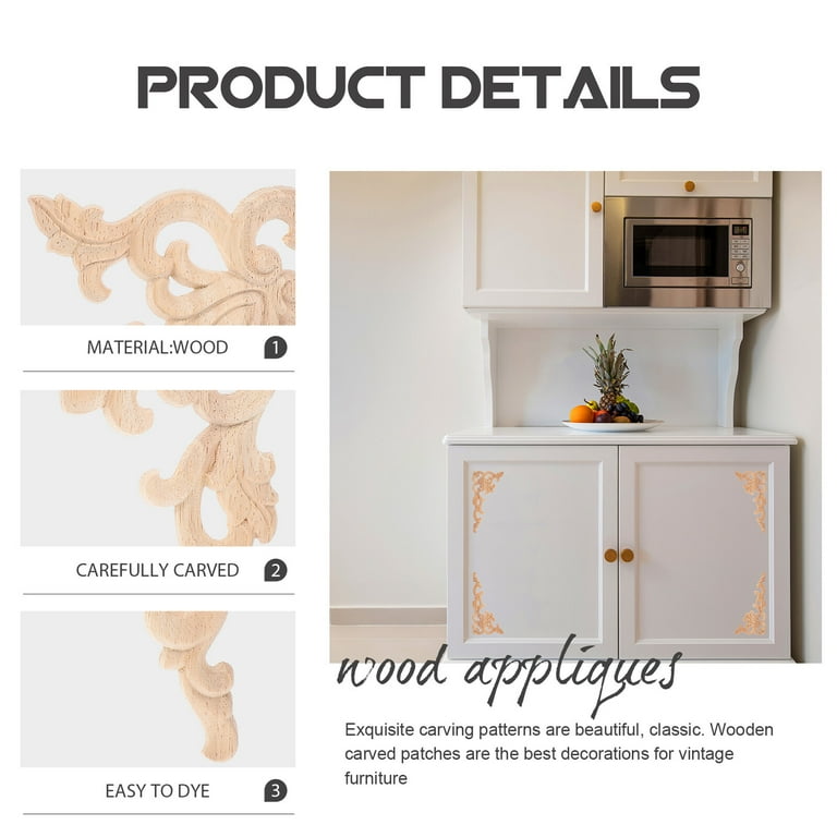 Wooden Appliques For Kitchen Cabinets | Cabinets Matttroy