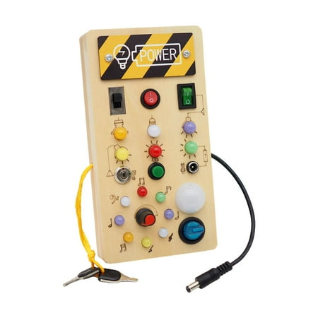 Lights Switch Busy Board Fine Motor Skills Practice Sensory Learning ...