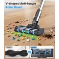 Cordless Vacuum Cleaner, Upgraded 600W 55KPA 55mins Vacuum Cleaners for ...