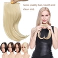 Clip-In Bangs Hair Wigs for Women - Synthetic Hair Piece for Natural ...