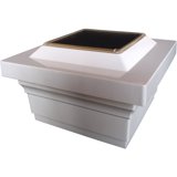 Classy Caps Slo75 Majestic 7" Wide Led Solar Post Cap Light That Fits 5 ...