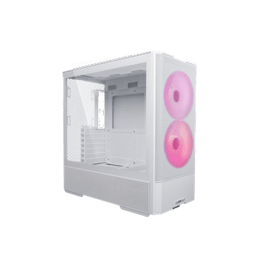 DIYPC White Gaming Computer Case, Micro ATX, USB3.0, Dual Tempered ...