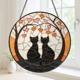 Cat Love Theme Acrylic Window Hanging – Decorative Heart Design ...