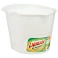 Libman 3 Gallon White Polypropylene All-Purpose Bucket with Ergonomic ...