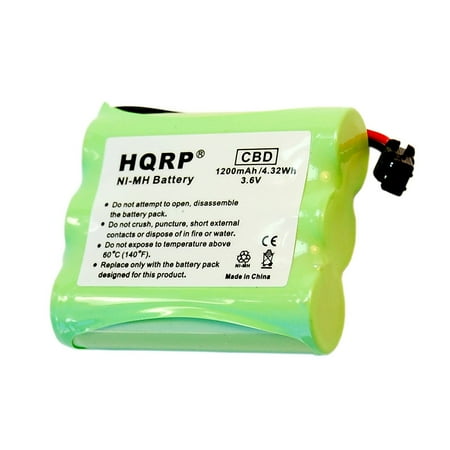 HQRP Cordless Phone Battery works with Panasonic HHR-P501 / HHR-P505 ...