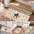 2x3 Door Mat Rug, Independence Day Non-Skid Rubber Backing Large ...