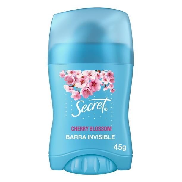 Antitranspirante Secret Barra Invisible Cherry Blossom 45 g | Walmart ...