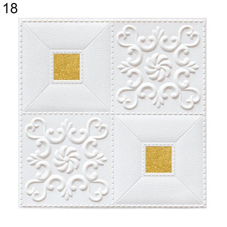 Opolski Wall Decal Easy to Peel Waterproof XPE 14 x 14 Inch Brick ...