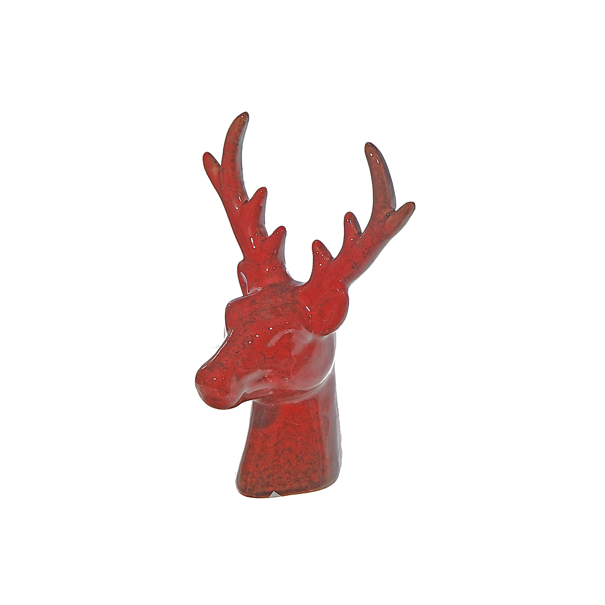 Click here for Ih Casadécor Porcelain Reindeer Head Decor (Red) 5... prices