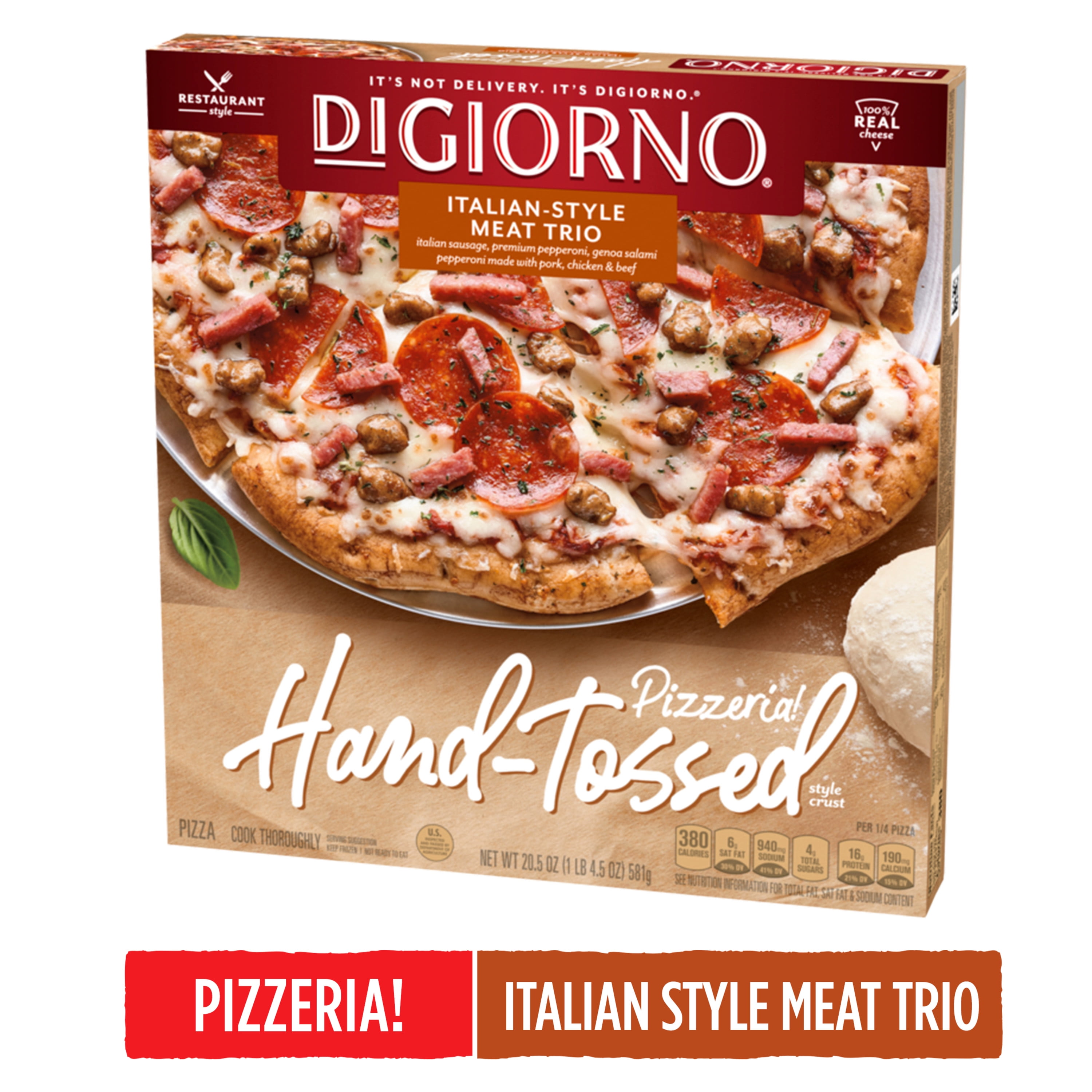 DIGIORNO Three Meat Hand-Tossed Style Crust Frozen Pizza - Walmart.com ... DIGIORNO Three Meat Hand-Tossed Style Crust Frozen Pizza - Walmart.com ...