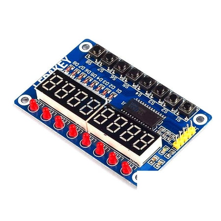 TM1638 Module Key Display for AVR Arduino 8-Bit Digital LED Tube 8-Bit | Walmart Canada