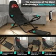 ZHZIRO Racing Simulator Cockpit, Gaming Chair for PS5, Logitech ...