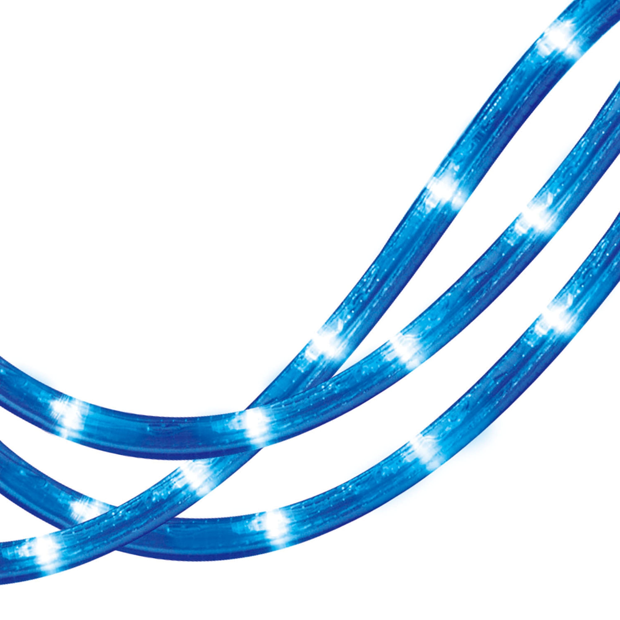 Holiday Time Blue LED Rope Light, with White Wire, 20.1 feet - Walmart.com