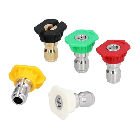 High Pressure Washer Spray Nozzle 5PCS 1/4in High Pressure Washer Spray ...