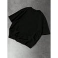 Black 5 Oversized Graphic Short Sleeve T-Shirt With Silver-Tone Dot ...