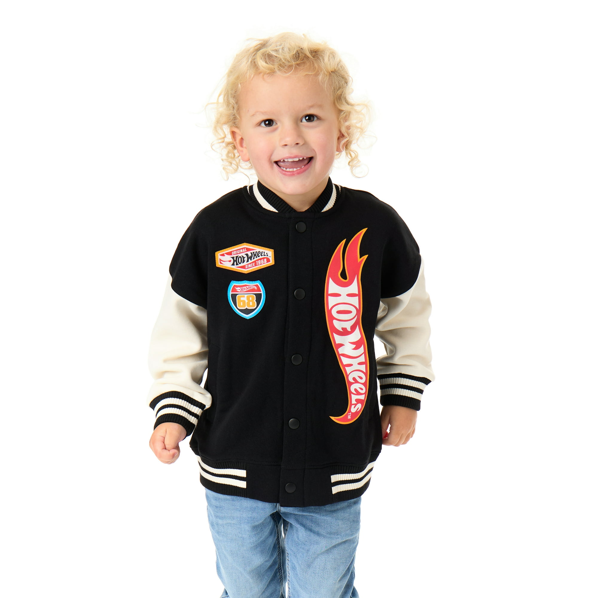Click here for Hot Wheels Boys Black Varsity Jacket prices