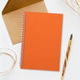 A5 Wire Bound Notebook White Paper Glossy Cover Ruled Journal For ...