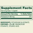 Spring Valley Potassium Heart Health Dietary Supplement Caplets, 99 mg ...