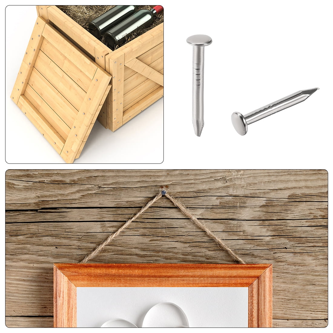 Click here for Unique Bargains 0.31X0.05 Tiny Nails Carbon Steel... prices