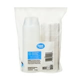 Great Value Everyday Disposable Mini Plastic Cups, Clear, 2 oz, 50 ...