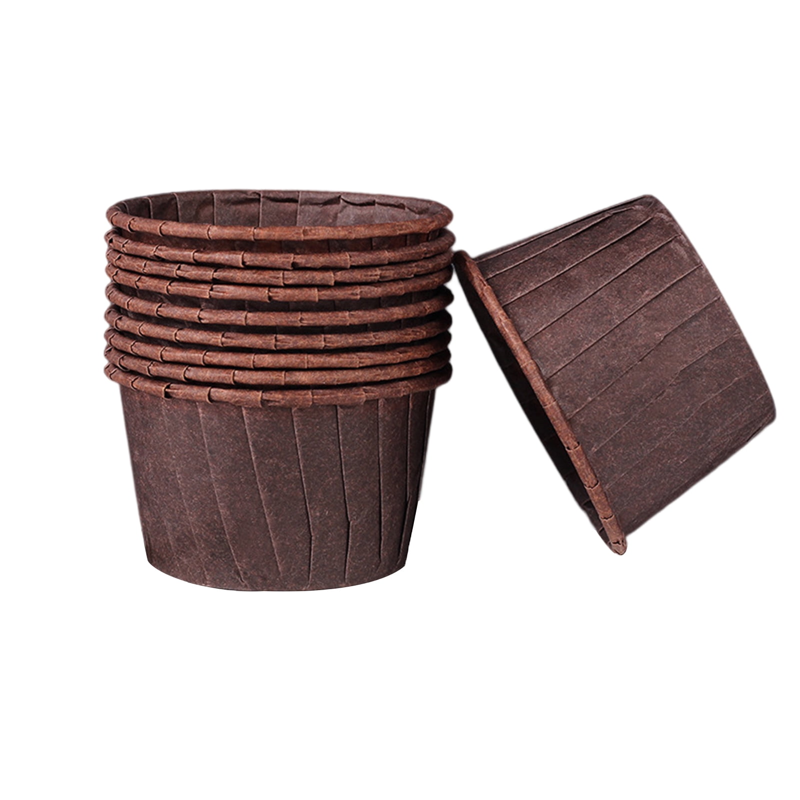 Paper Cupcake Liners 100Pcs, Solid/Printed, Food Grade, Oil-Proof ...