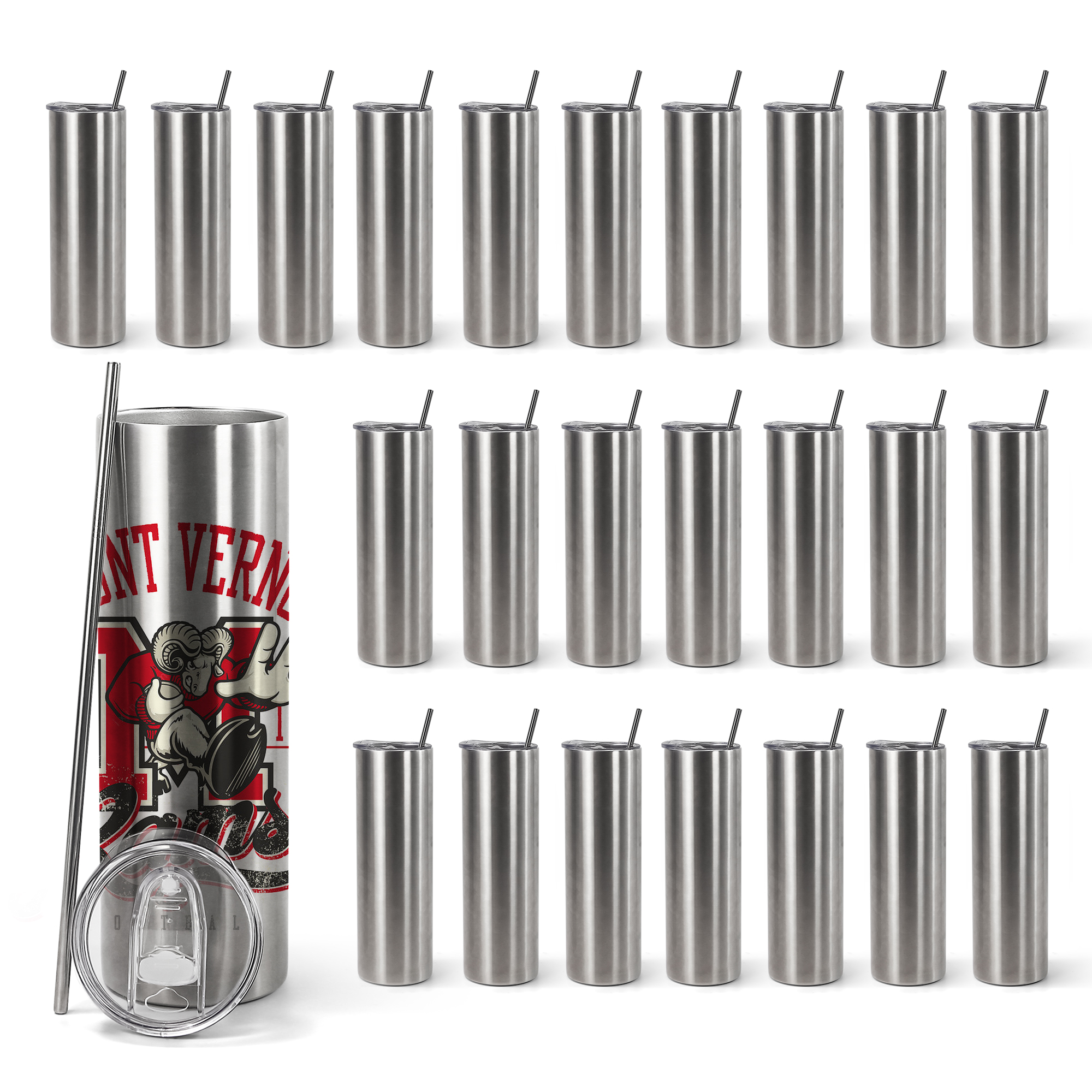 Hailey Brook Designs 32oz or 40oz Sublimation Clear or Frost Glass ...