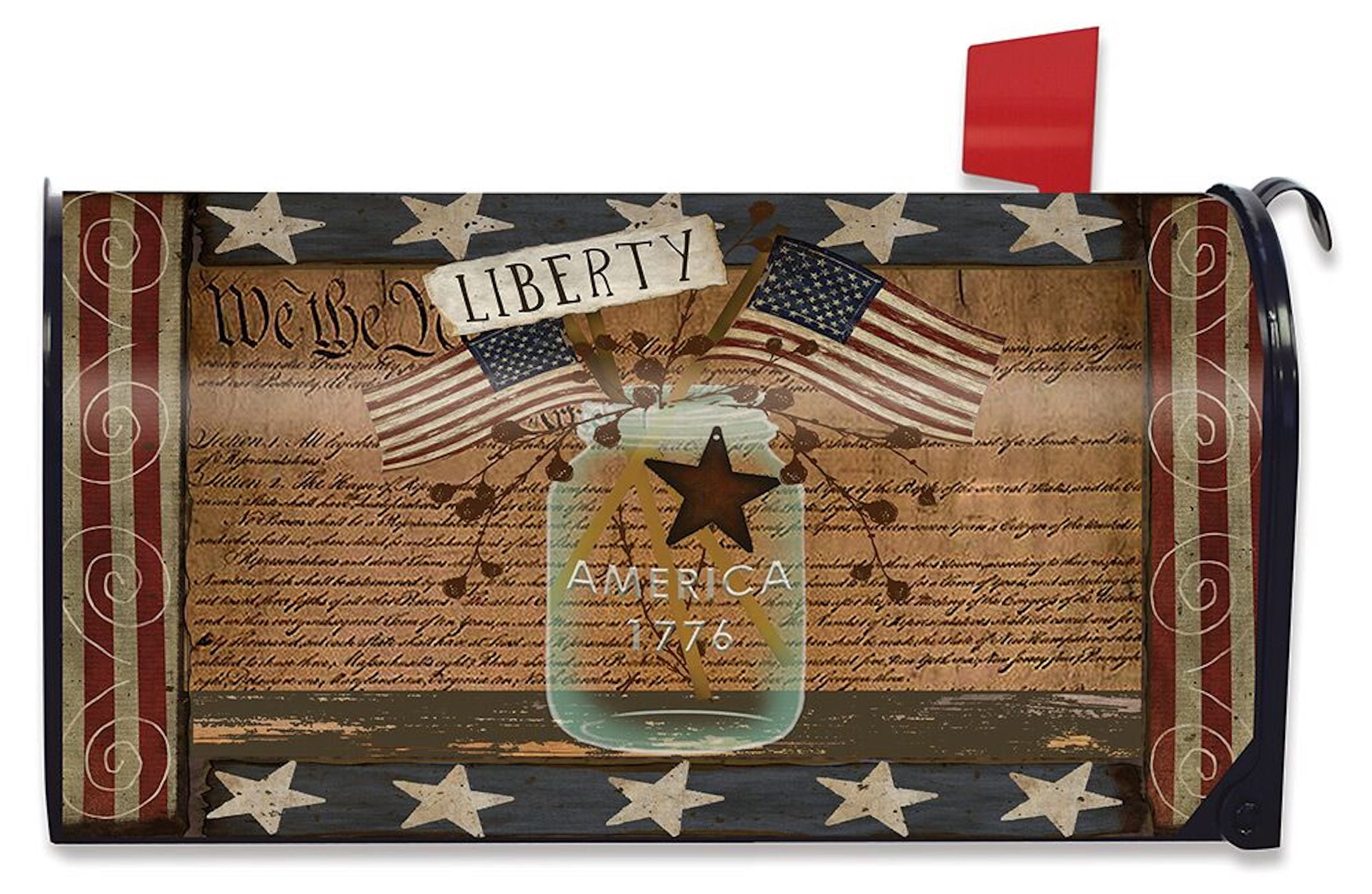 Liberty Primitive Large Mailbox Cover Patrotic Oversized Briarwood Lane liberty-primitive-large-mailbox-cover-patrotic-oversized-briarwood-lane