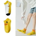 1 Pair Colorful Cartoon Pattern Short Boat Socks for Women and Girl ...