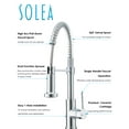 Safavieh Solea Arcadia Kitchen Faucet in Chrome - Walmart.com