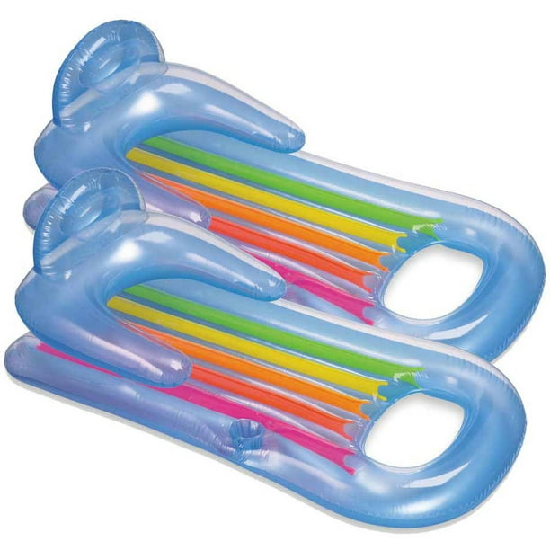 Intex Vinyl King Kool Pool Float, Blue - Walmart.com