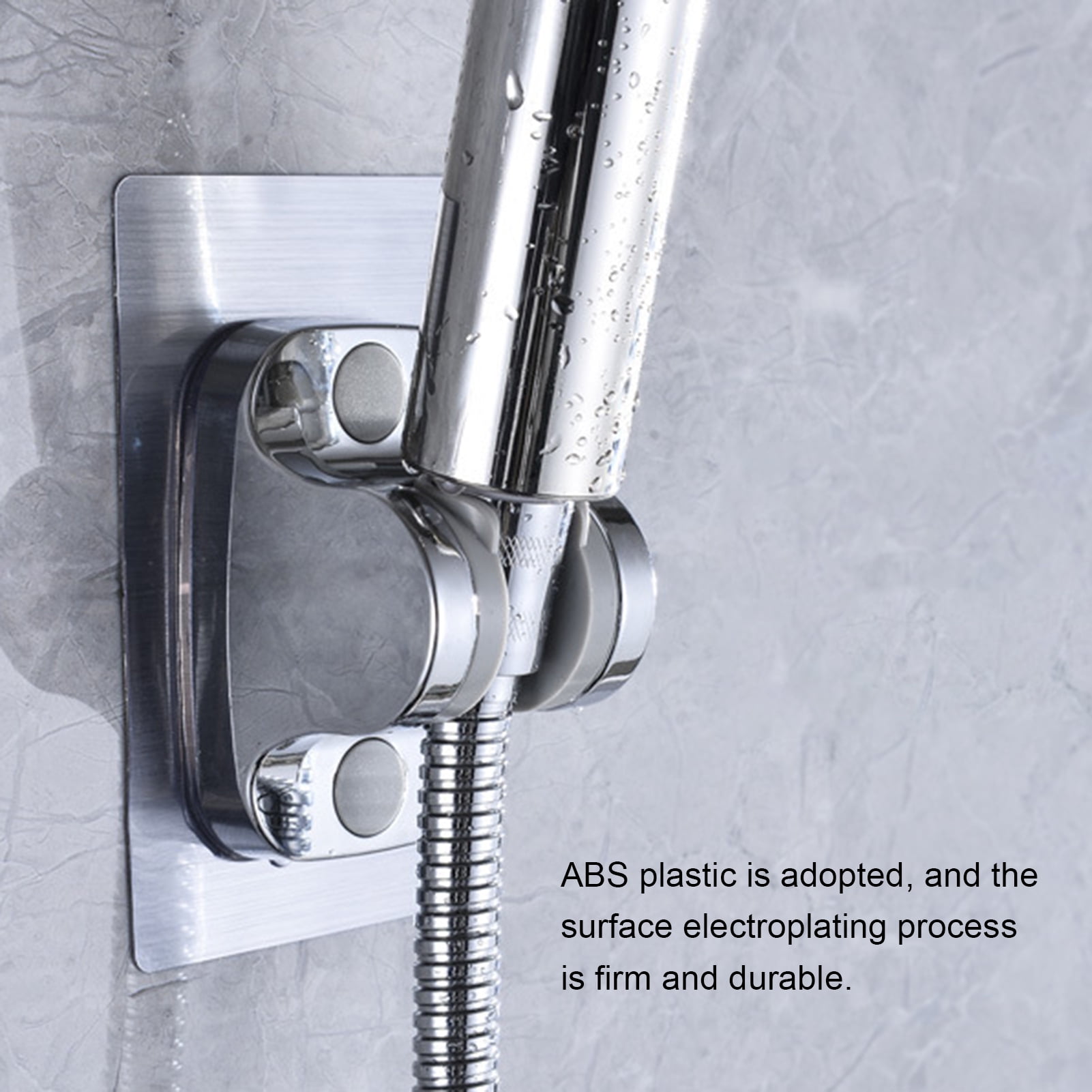 Dream Lifestyle Adjustable Shower Head Holder, Bathroom Strong Adhesive ...