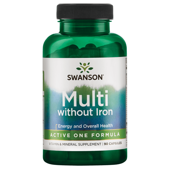 Swanson Multi Without Iron - Active One Formula 90 Capsules - Walmart.com