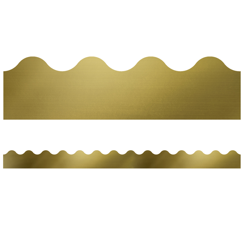 Sparkle + Shine Gold Foil Scalloped Border, 39 Feet | Bundle of 10 ...