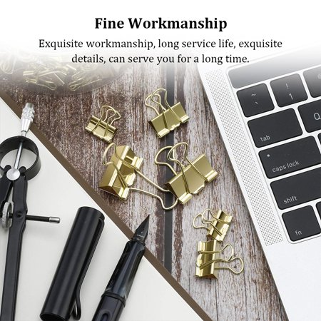 150 Pieces Office Supply Clip Wear-resistant Student Accessories Binder ...