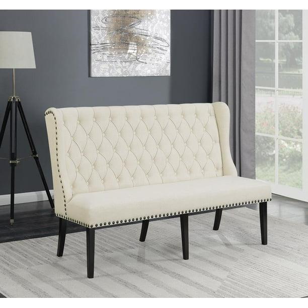 Mapleton European Traditional Cream Bench - Walmart.com