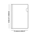 CCOCC 2026 New 10Pcs Transparent File Folder Sliding Bar Report Covers ...