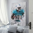 Devon Achane Canvas Poster Poster Cool Artworks Painting Wall Art ...