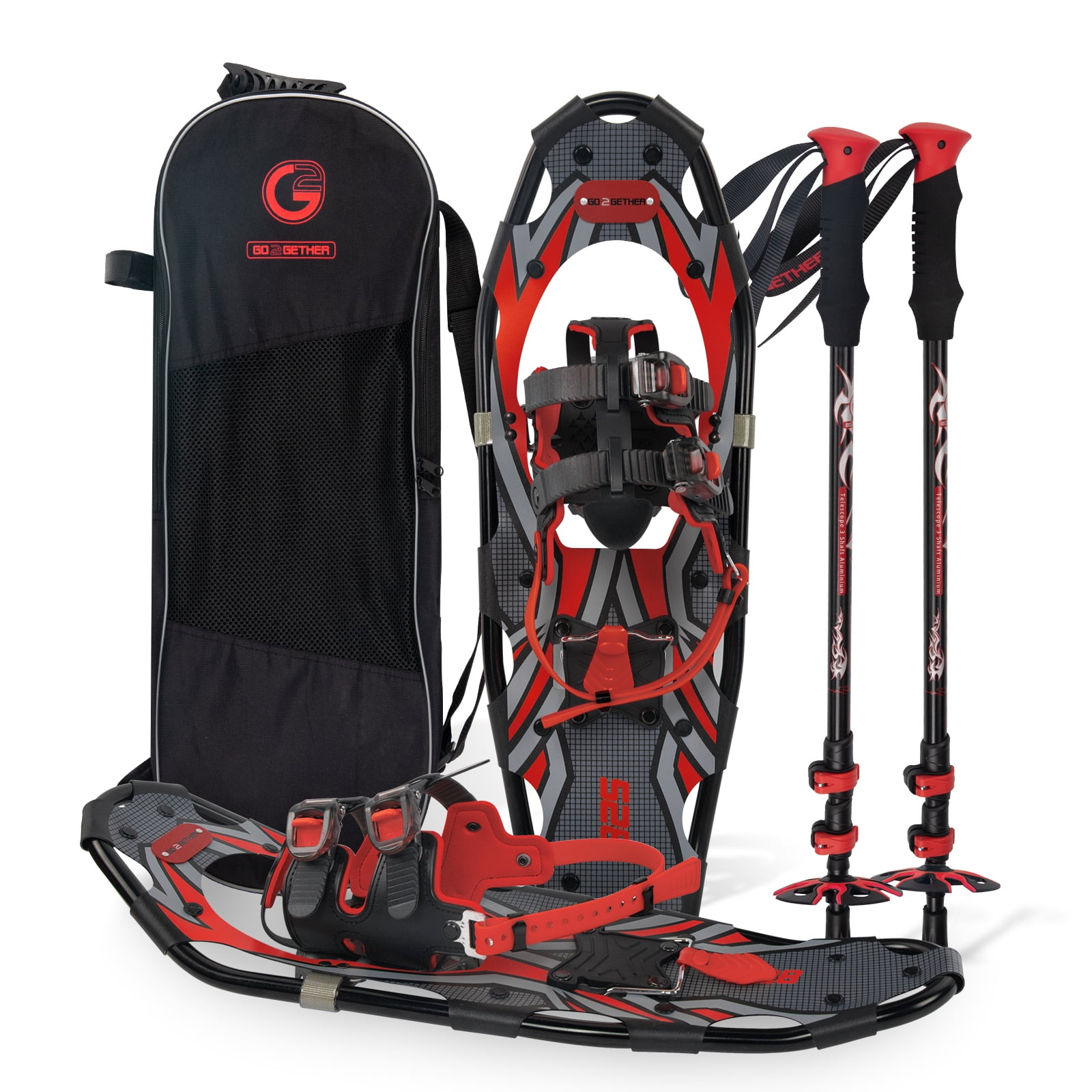 G2 25Inches Light Weight Snowshoes, with Special EVA Padded Ratchet ...