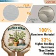 8x8 Inch Round Aluminum Wall Art Modern Abstract Metal Wall Decor for ...
