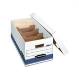 Bankers Box STOR/FILE Medium-Duty Storage Boxes with Dividers, Letter ...