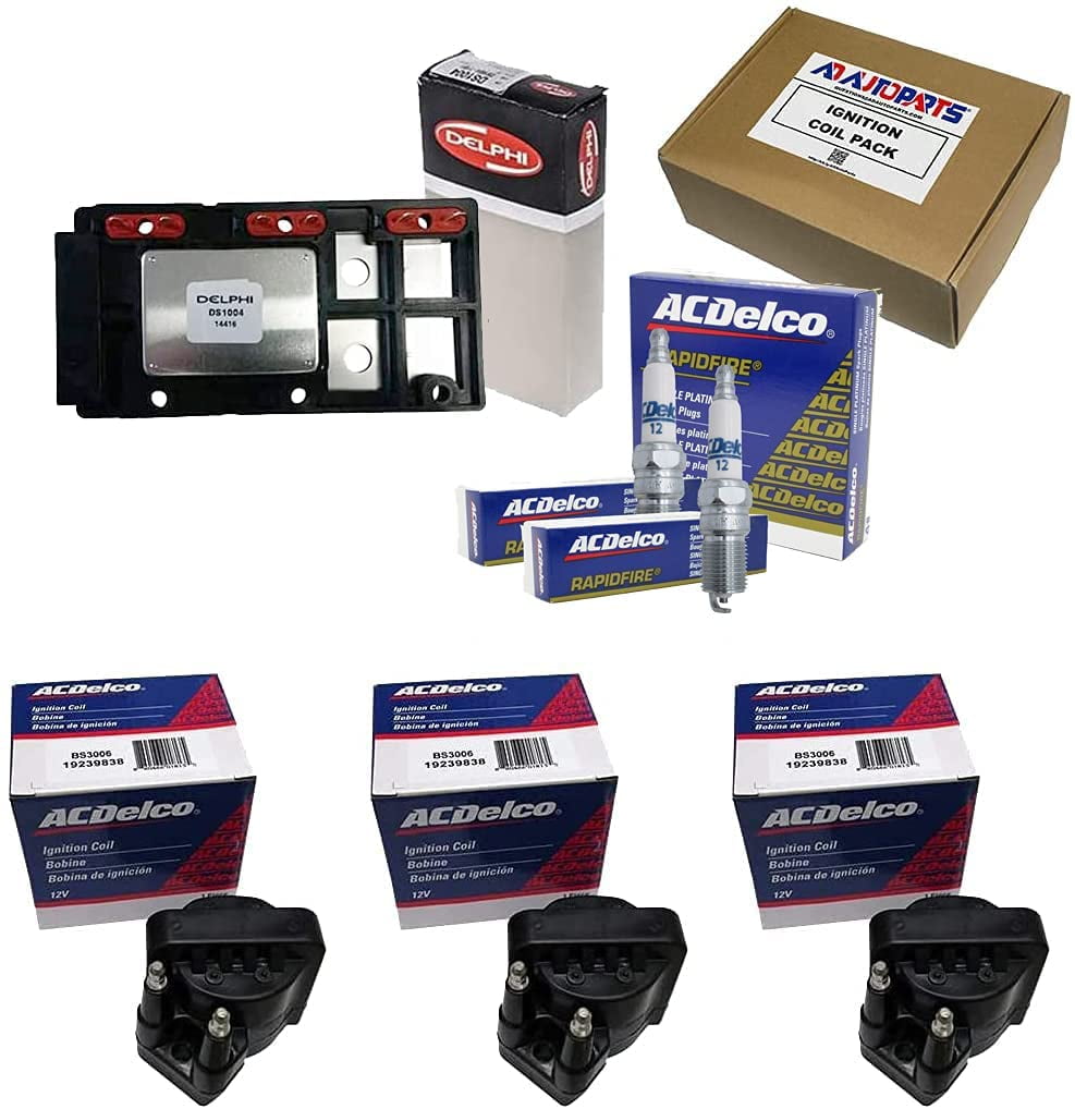 OEM DS1004 Ignition Control Module +3 ACD-OEM Ignition Coils + 6 ACD ...