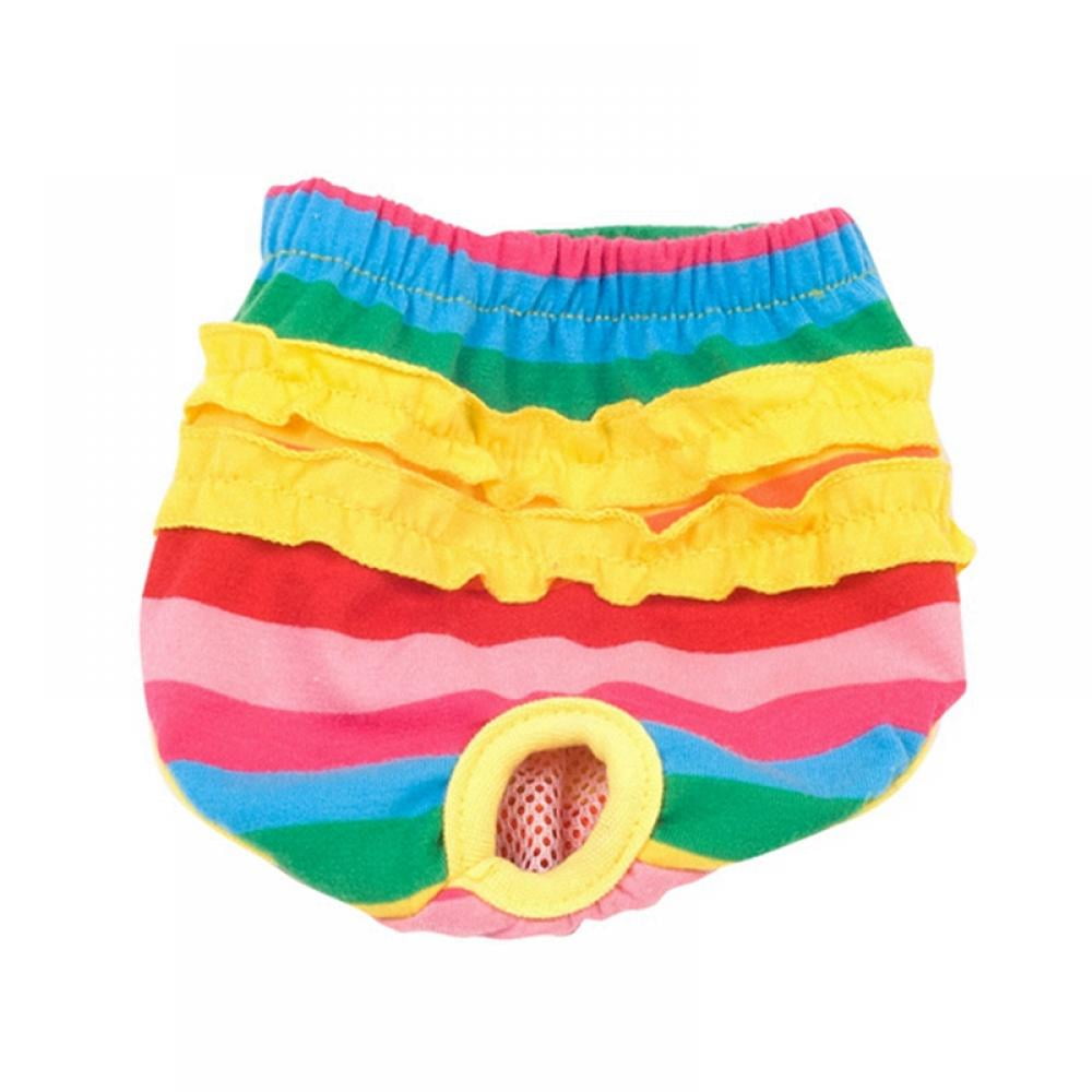 Summark Dog Diapers Washable Dog Wraps Reusable Doggie Belly Bands