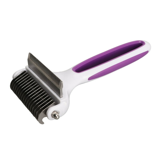 Pet Deshedding Brush 2 In 1 Deshedding Tool And Dematting Undercoat ...