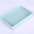 Sheebo Blue Accessory Tray - Office Stackable Desk Accessory Organizer ...